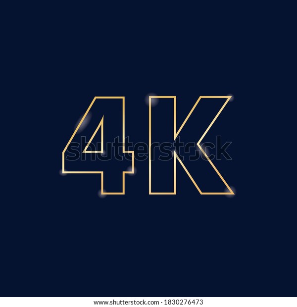4k Outline Logo Design Template Luxury Stock Vector (Royalty Free ...