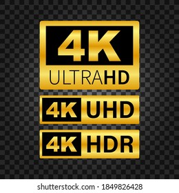 8k Ultra Hd Label High Technology: เวกเตอร์สต็อก (ปลอดค่าลิขสิทธิ์ ...