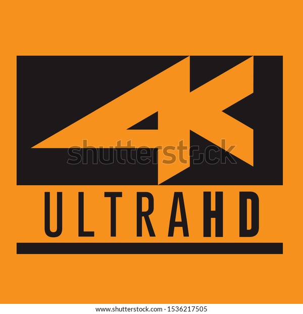 4k Ultra Hd Logo Design Isolated Stock Vector (Royalty Free) 1536217505 ...