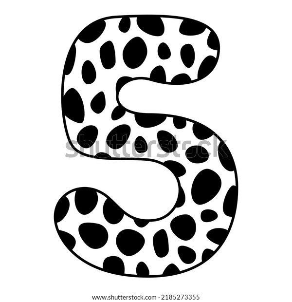 5 Arabic Numerals Coloring Book Kids Stock Vector (Royalty Free ...