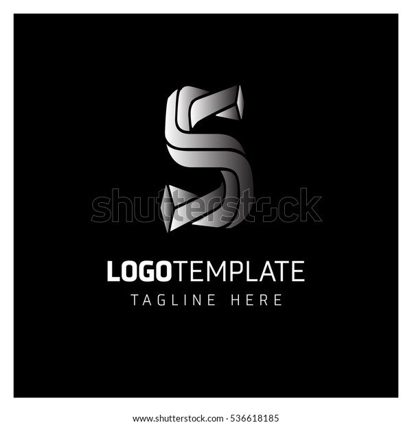 5 Letter Logo Golden Monogram Design Stock Vector (Royalty Free ...