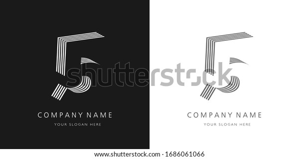 5 Logo Number Modern Design Stock Vector (Royalty Free) 1686061066 ...