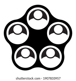 267 5 member team Stock Vectors, Images & Vector Art | Shutterstock