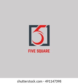 5 Number Logo Design Vector Stock Vector (Royalty Free) 491147398 | Shutterstock
