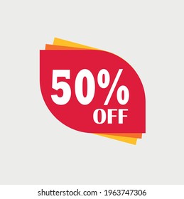 50 Off Sales Tag Vector Format Stock Vector (Royalty Free) 1963747306 ...