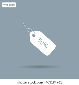 50 Tag Icon Vector Illustration Flat Stock Vector (Royalty Free ...