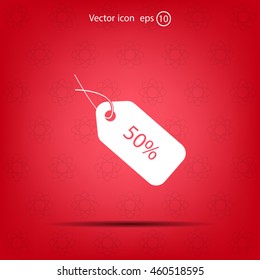 50 Tag Icon Vector Illustration Flat Stock Vector (Royalty Free ...