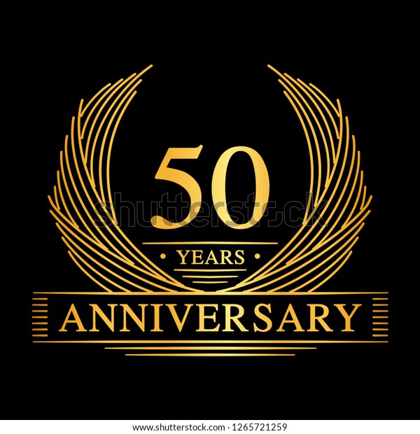 50 years design template. 50th anniversary. Vector and illustration. 50 years design template. 50th anniversary. Vector and illustration.