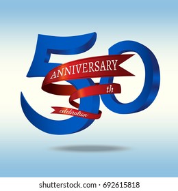 50th Anniversary Symbol Vector Stock Vector (Royalty Free) 692615818 ...