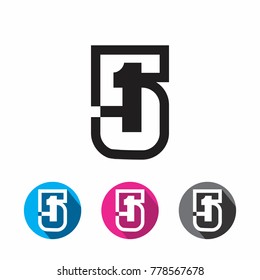 51 Logo Illustration Stock Vector (Royalty Free) 778567678 | Shutterstock