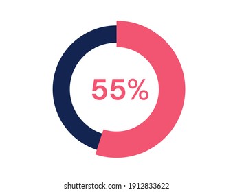 Vektor Stok 55 Circle Diagrams Infographics Vector 55 (Tanpa Royalti ...