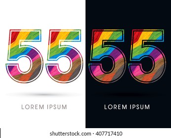 Vector Stylized Bold Font Alphabet Stock Vector (Royalty Free ...