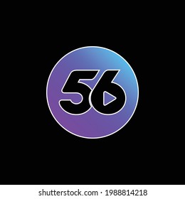 56 Social Logo Blue Gradient Vector Stock Vector (Royalty Free ...
