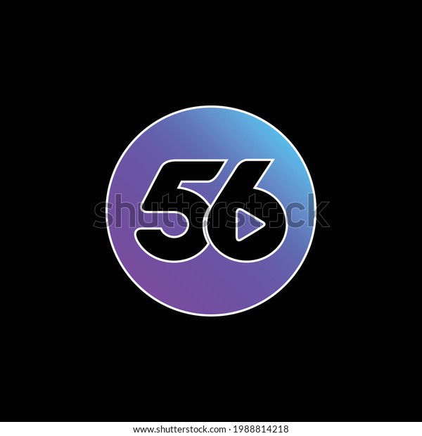 56 Social Logo Blue Gradient Vector Stock Vector (Royalty Free ...