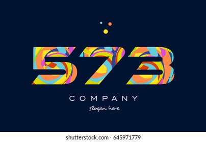 237 Number Digit Numeral Logo Colored: เวกเตอร์สต็อก (ปลอดค่าลิขสิทธิ์ ...