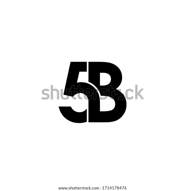 Diseño de logotipo en monograma original de 5b letras