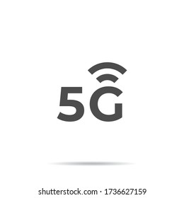 5g Icon Vector5g Network Symbol5g Communication Stock Vector (Royalty ...
