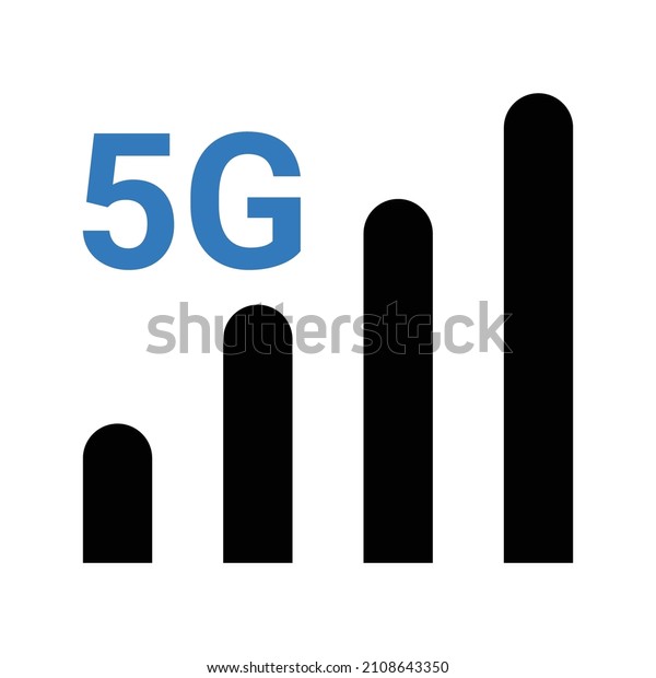 5g Mobile Network Signal Icon Simple Stock Vector (Royalty Free ...
