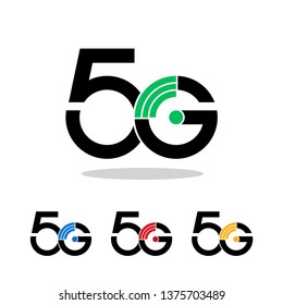5g Fast Network Logo Speed Internet Stock Vector (Royalty Free) 1496979110