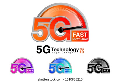 5g Technology Logo 5g Technology Icon Stock Vector (Royalty Free ...