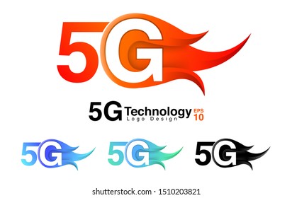 5g Technology Logo 5g Technology Icon Stock Vector (Royalty Free ...