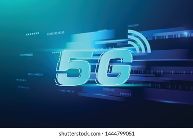 5g Wireless Internet Wifi Connection Concept Stock Vector (Royalty Free ...