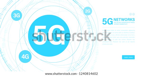 5g Wireless Internet Wifi Connection Concept Stock Vector (Royalty Free ...