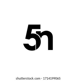 5n Letter Original Monogram Logo Design Stock Vector (Royalty Free ...