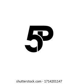 5p Letter Original Monogram Logo Design Stock Vector (Royalty Free ...