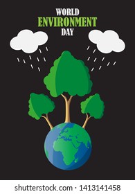 5th June World Environment Day Illustration Stock Vector (Royalty Free ...