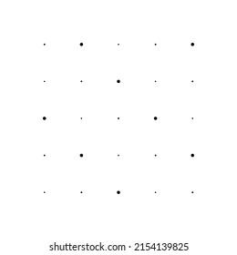 5x5 Circles Dots Variation Design Dotted Stock Vector (Royalty Free ...