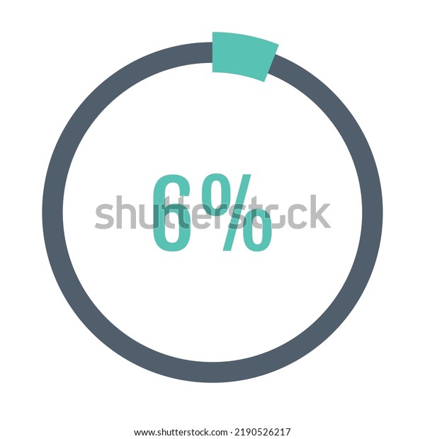6 Circle Diagrams Infographics Vector Stock Vector (Royalty Free ...