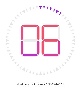 3,631 Clock 6 minutes Stock Illustrations, Images & Vectors | Shutterstock
