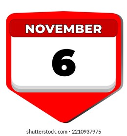 1,533 November 6 Calendar Images, Stock Photos & Vectors | Shutterstock
