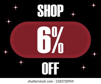 12,376 6 discount Images, Stock Photos & Vectors | Shutterstock