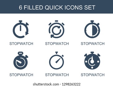 Interval Icons Trendy 6 Interval Icons 스톡 벡터(로열티 프리) 1261854568 ...