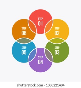 7 Steps Circle Chart Circle Infographic Stock Vector (Royalty Free ...