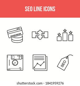 6 Unique Vector Icons One Set Stock Vector (Royalty Free) 1841959276 ...