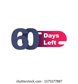 89 60 day left Images, Stock Photos & Vectors | Shutterstock