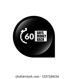 60 Days Money Back Stock Vector (Royalty Free) 1337184536 | Shutterstock