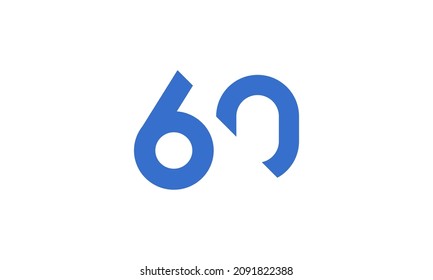 60 New Number Unique Cut Modern Stock Vector (Royalty Free) 2091822388 ...