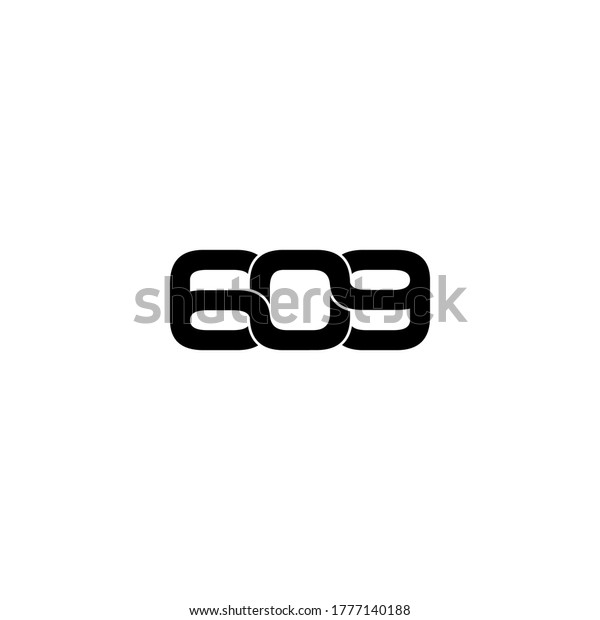 609 Letter Original Monogram Logo Design Stock Vector (Royalty Free ...