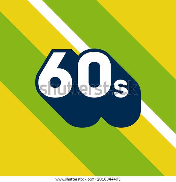 60s Logo Design 1960s Sign Long Stock Vector (Royalty Free) 2018344403 ...