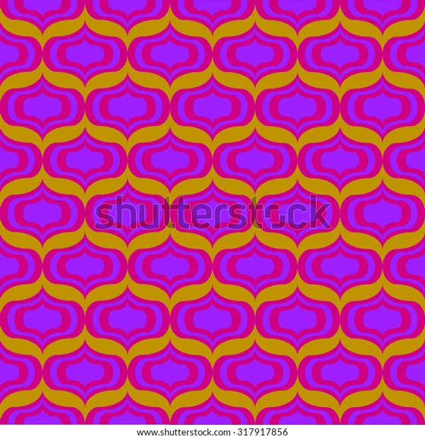 60s Psychedelic Pattern Stock Vector (Royalty Free) 317917856