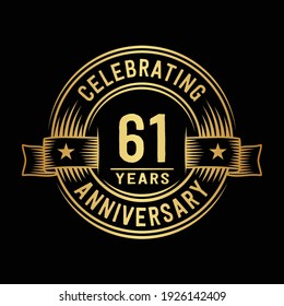 975 61st logo Images, Stock Photos & Vectors | Shutterstock