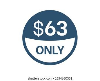 63 Dollar Price Icon 63 Usd Stock Vector (Royalty Free) 1854630331 ...
