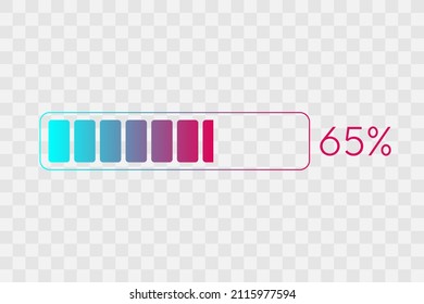 65 Percent Chart Vector Percentage Infographics Stock Vector (Royalty ...