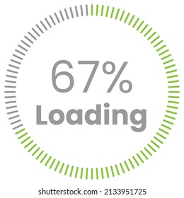 67 Loading 67 Circle Diagrams Infographics: เวกเตอร์สต็อก (ปลอดค่า ...