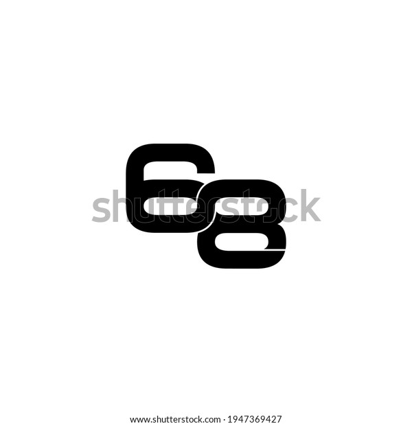 68 Letter Original Monogram Logo Design Stock Vector (Royalty Free ...