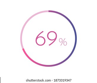 60 Percent Circle Chart Symbol 60 Stock Vector (Royalty Free) 1873319323